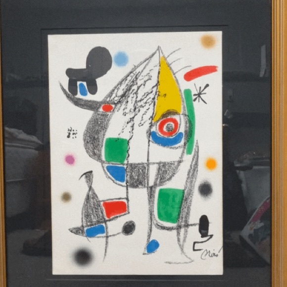 Art | Authentic Joan Miro Painting | Poshmark